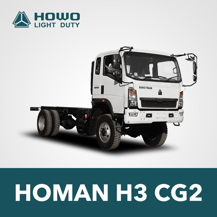 HOMAN 4X4 150HP CARGO TRUCK CHASSIS E2 - MAS Automobil